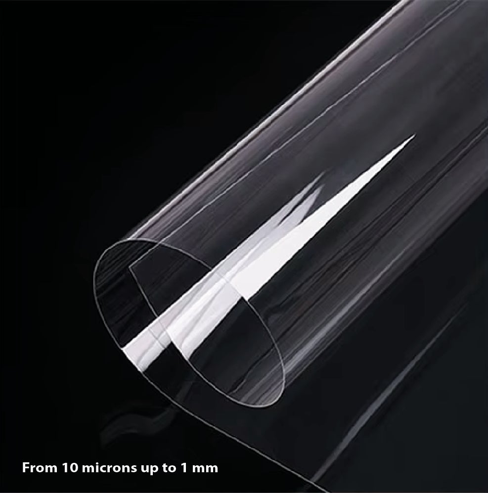 Mantel transparente protector mesas muebles 100% PVC grosor 0,1 mm ...