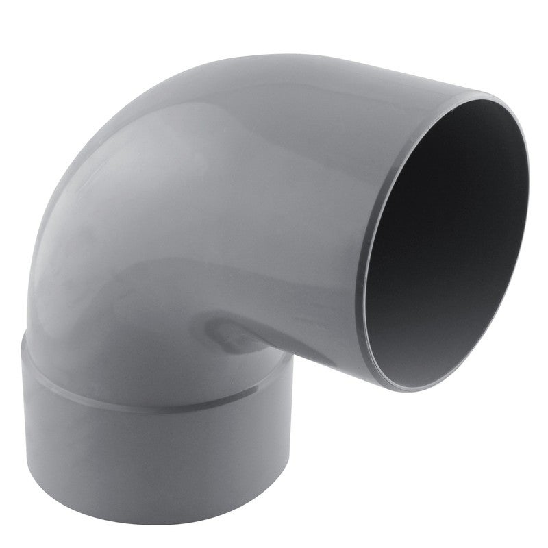 Coude PVC évacuation 87° mâle/femelle Ø125 | Leroy Merlin
