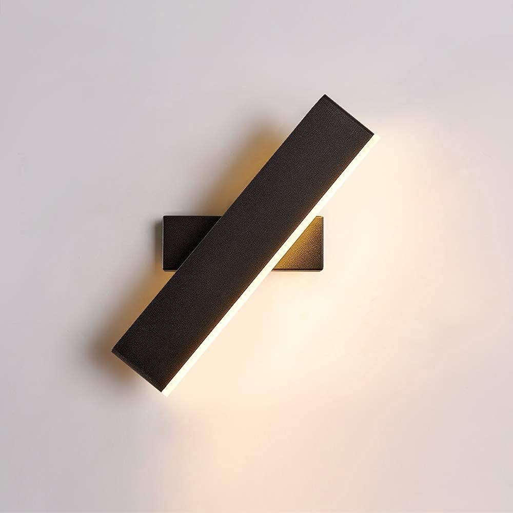 Aplique de pared LED moderno, lámpara de pared de ángulo ajustable de 8 ...