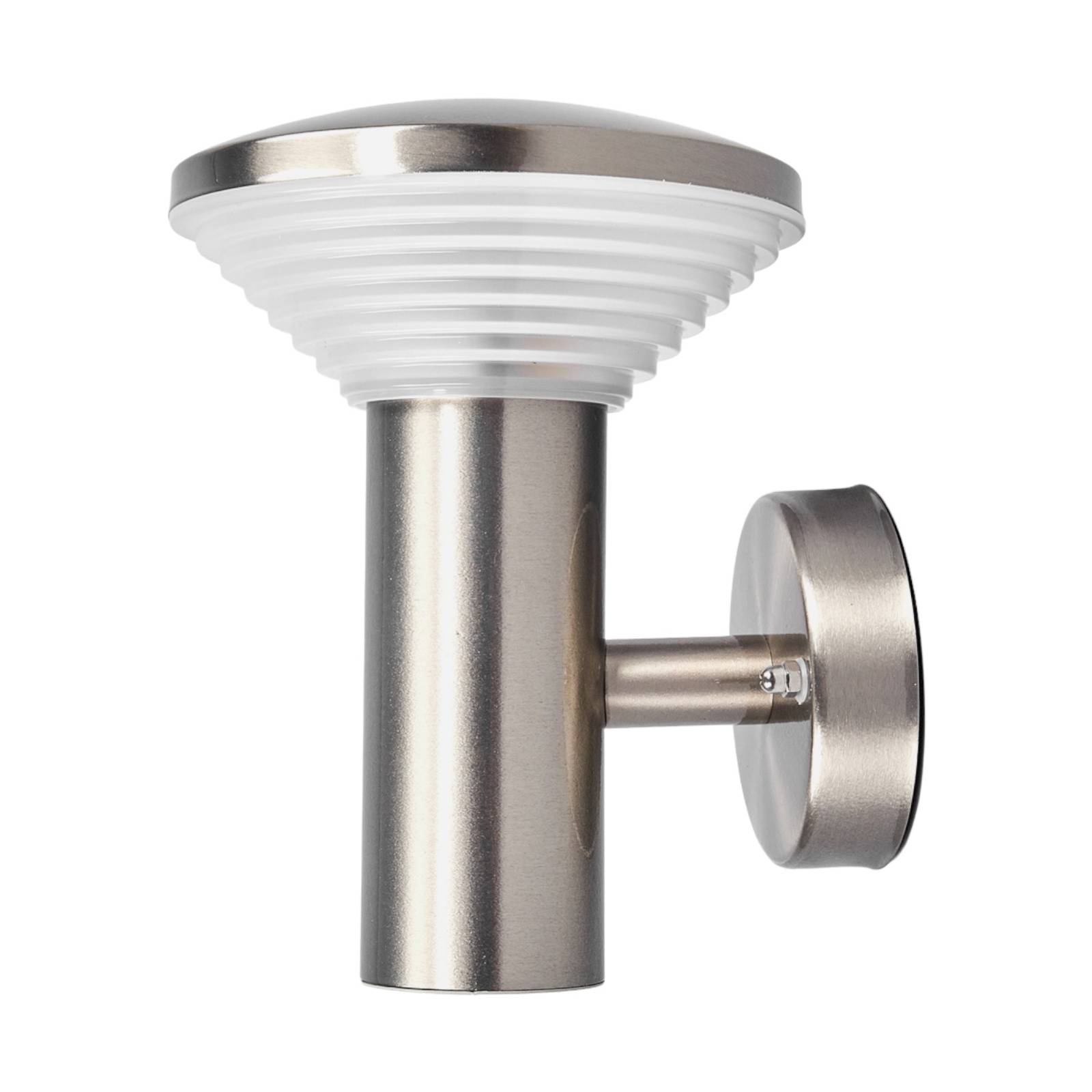Lindby Lámpara pared ext acero inoxidable Tiga con LEDs, lámparas de ...