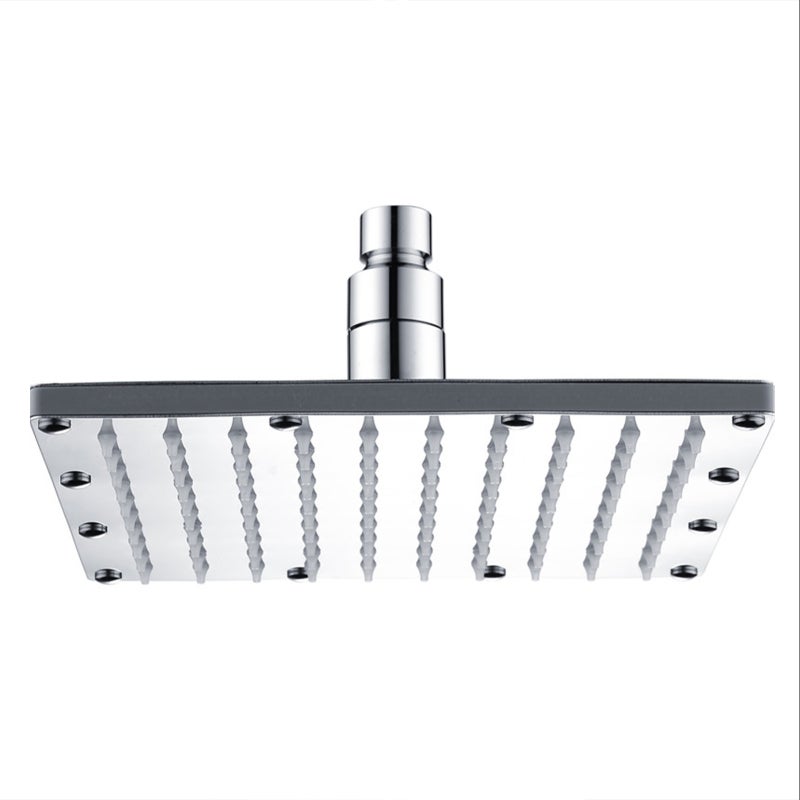 8 inch LED Rainfall Shower Head Square Shower Head Automatically RGB ...