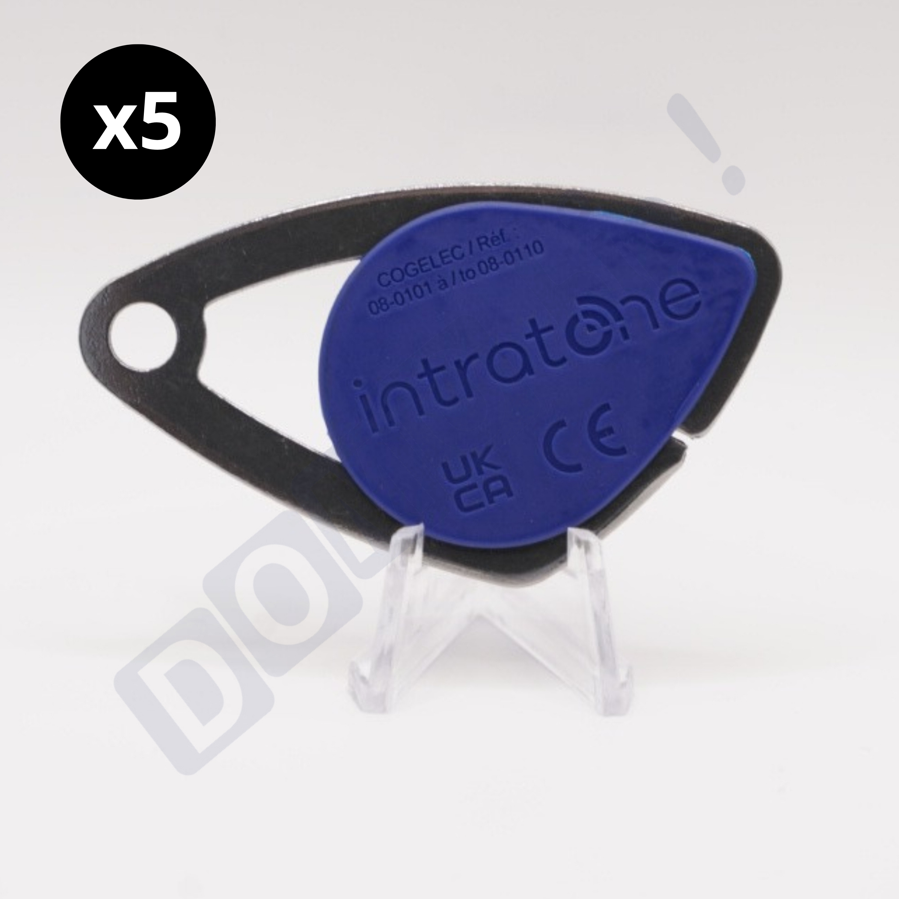 Lot de 5 Badges Intratone Bleu - Contrôle d'Accès Sécurisé ...