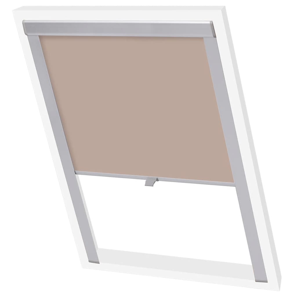 Estor enrollable opaco beige CK04 vidaXL | Leroy Merlin
