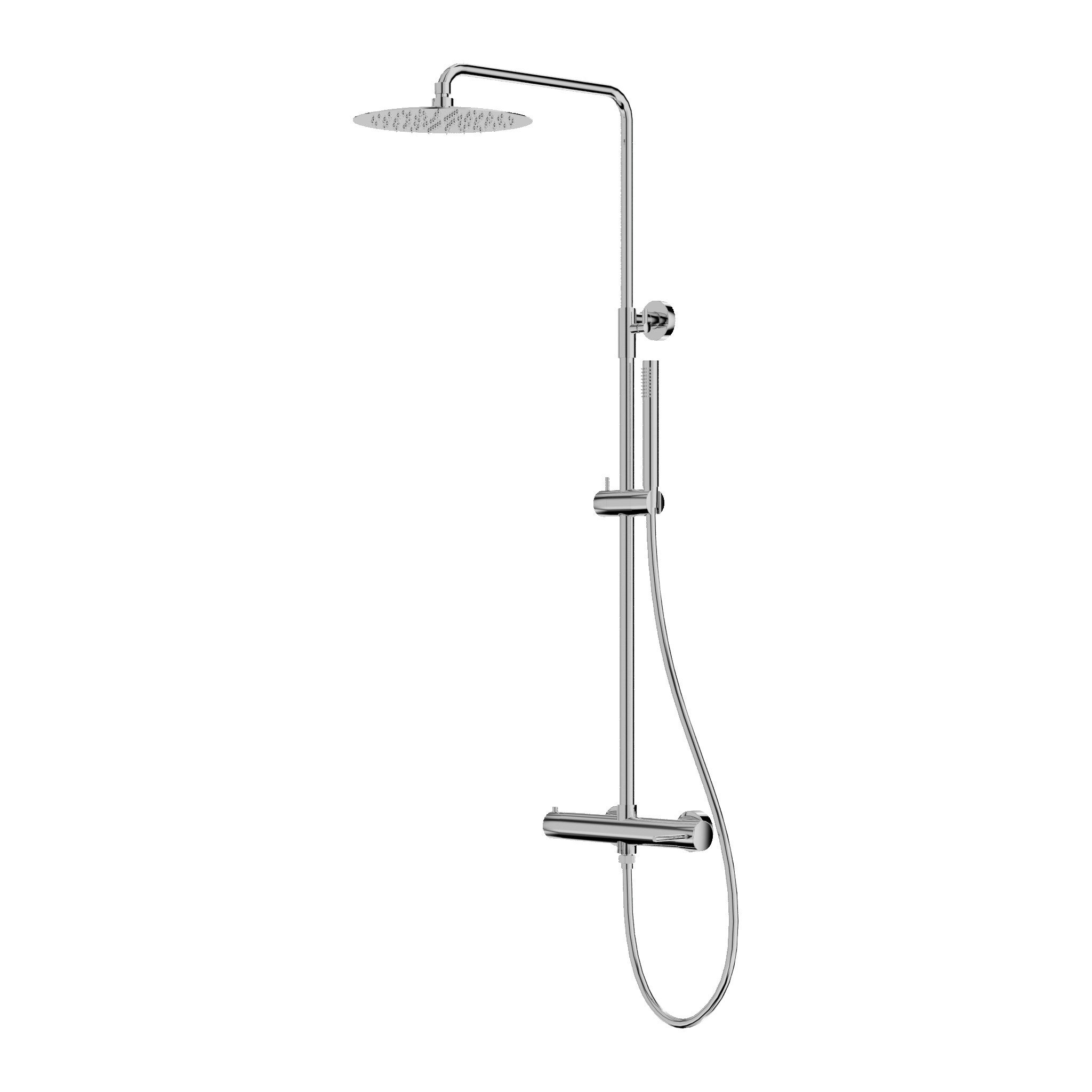 Lavita ORION CHROME Ensemble de douche avec douche de pluie set douche ...