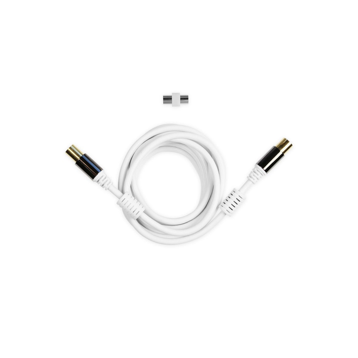 Ekon ECAN30METMFW câble coaxial 3 m 9,5 mm Blanc | Leroy Merlin