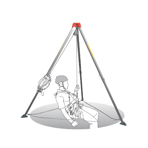Trépied de sécurité - aluminium Repamine | Leroy Merlin