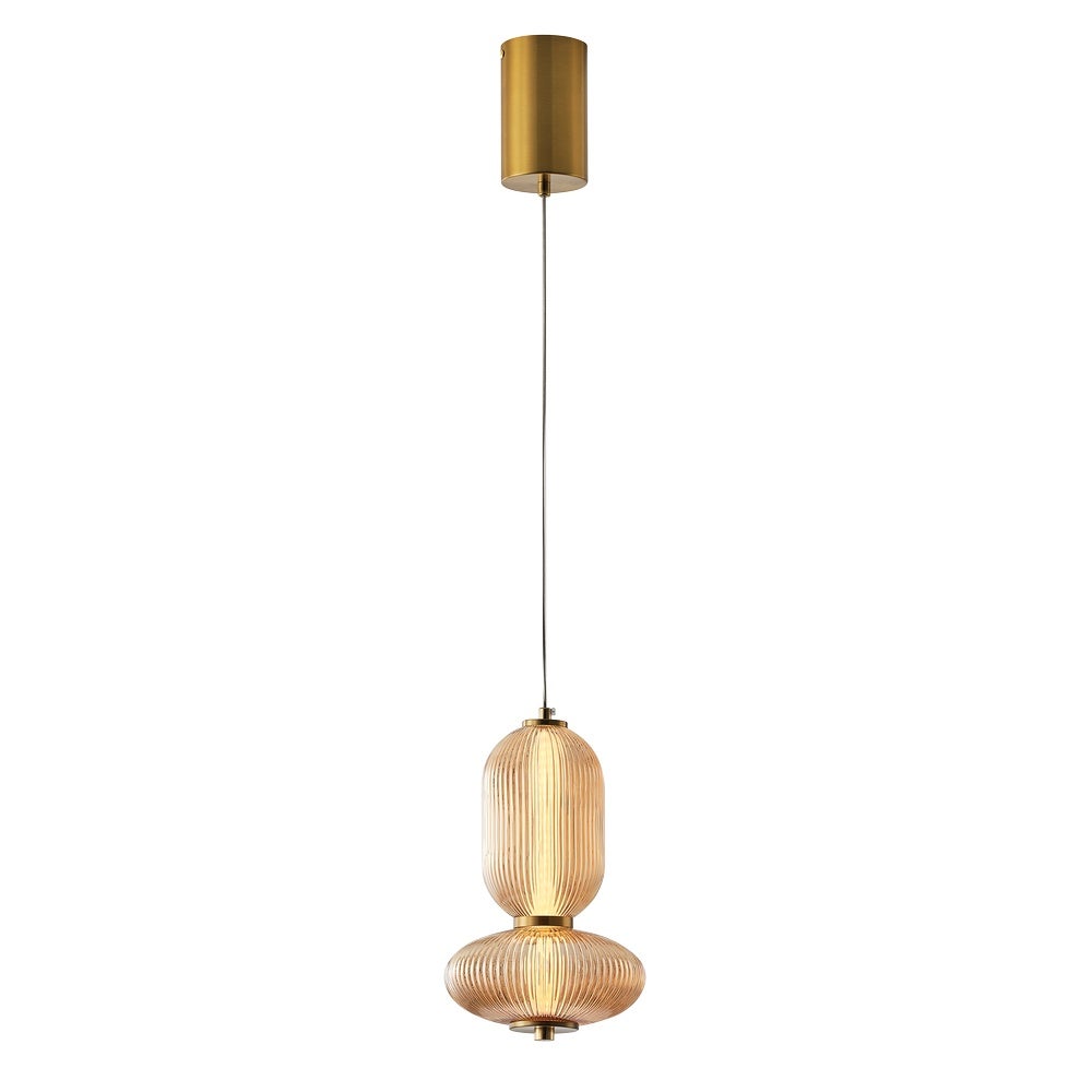 LÁMPARA DE TECHO COLGANTE GLASS / METAL LED 10W 800Lm 3000K ...