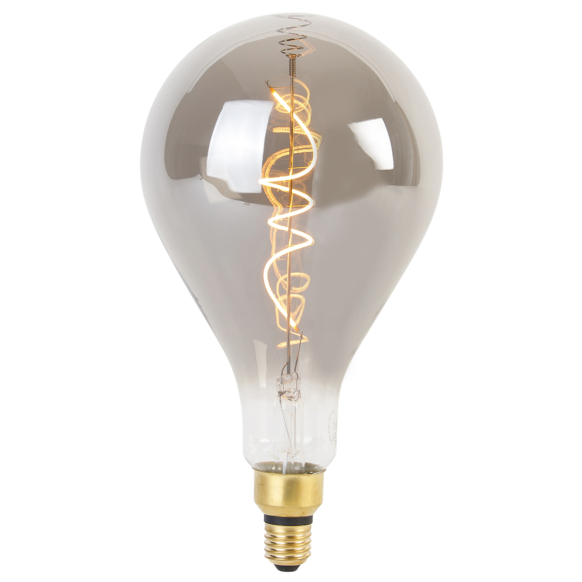 Lampe à incandescence LED spirale dimmable E27 A165 fumée 4W 120 lm ...