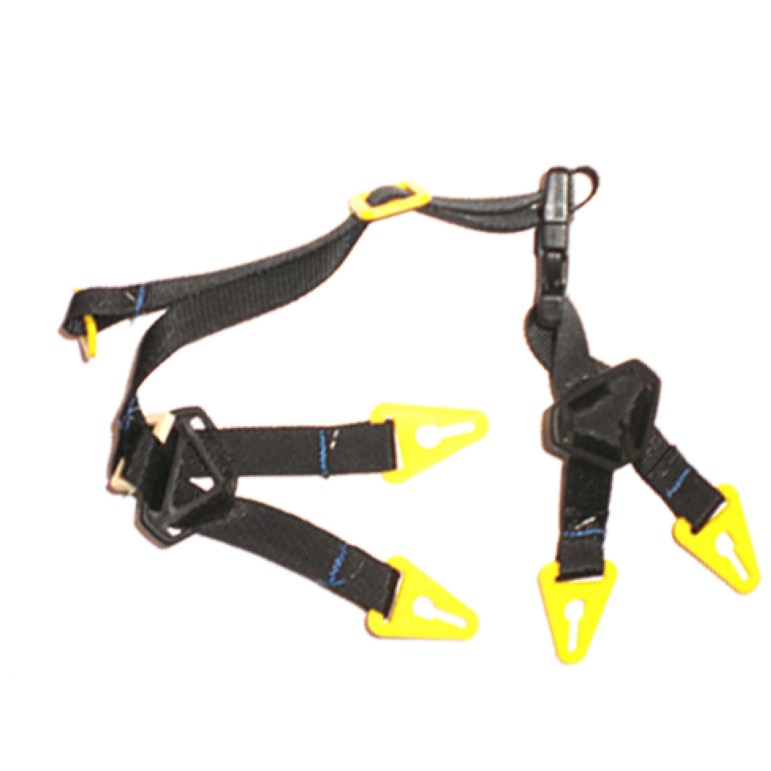 Lot de 10 - Jugulaire textile réglable - 4 Points | Leroy Merlin