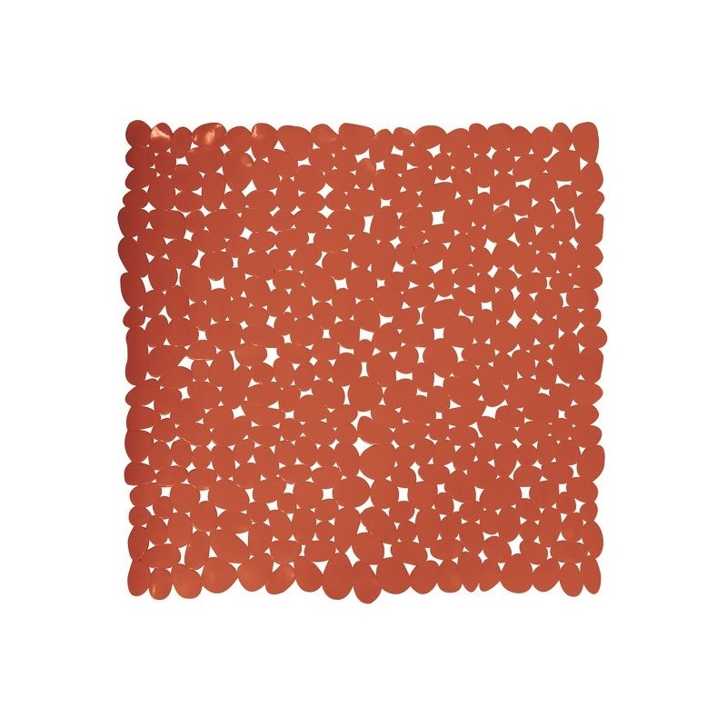 Tappetino doccia antiscivolo PVC 53x53cm Terracotta MSV | Leroy Merlin