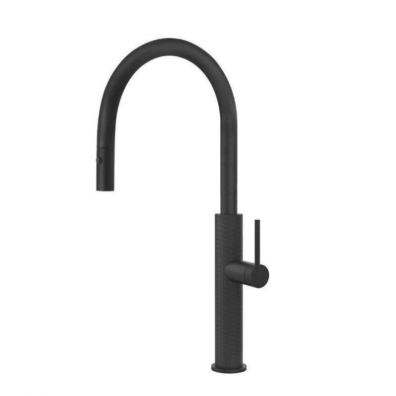 Gessi 316 - 60024#299 - Mezclador monomando giratorio negro mate con ...