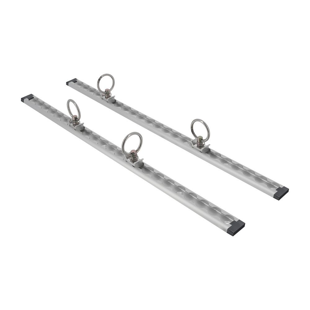 2 rails arrimage - longueur 61cm - Aluminium - 7 trous de Fixation ...