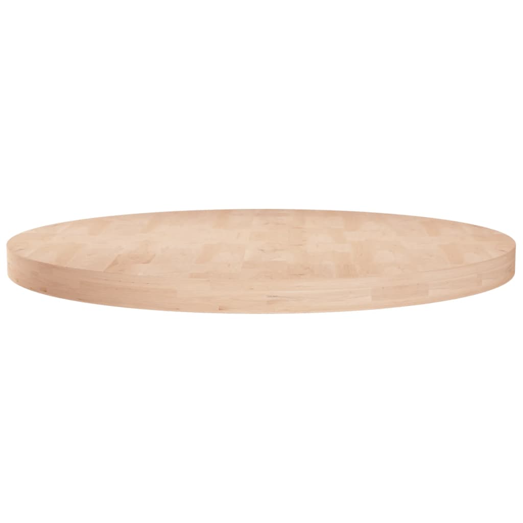 Dessus de table rond Ø60x4 cm Bois de chêne massif non traité | Leroy ...