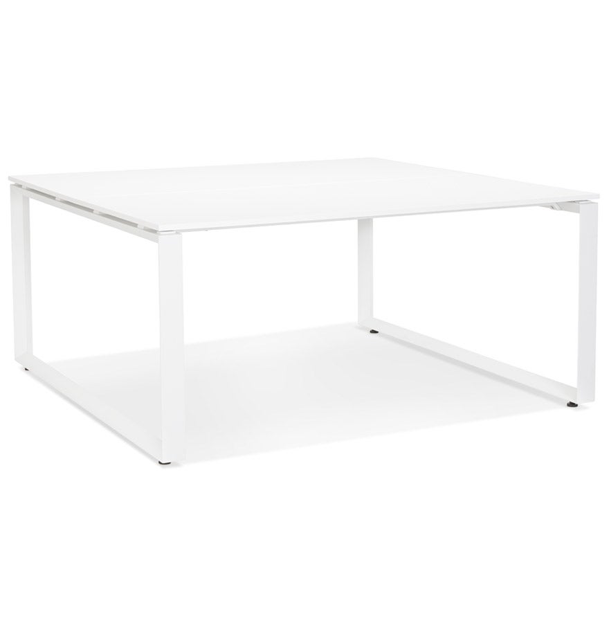 Table de réunion / bureau bench 'BAKUS SQUARE' blanc - 160x160 cm ...