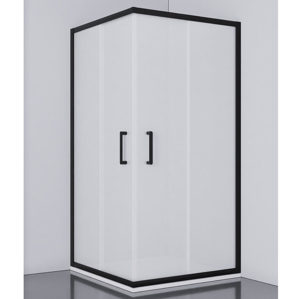Box Doccia Angolare 2 Pareti Fisse 2 Porte Scorrevoli | Anticalcare ...