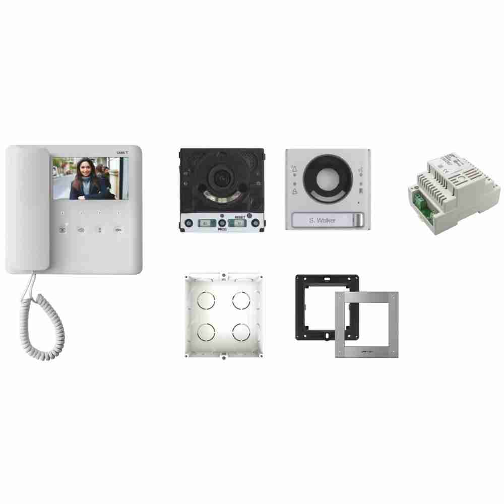 Came bpt kit vidéophone unifamilial combiné x1 agtmtmvkit 8k40cf-020 | Leroy Merlin