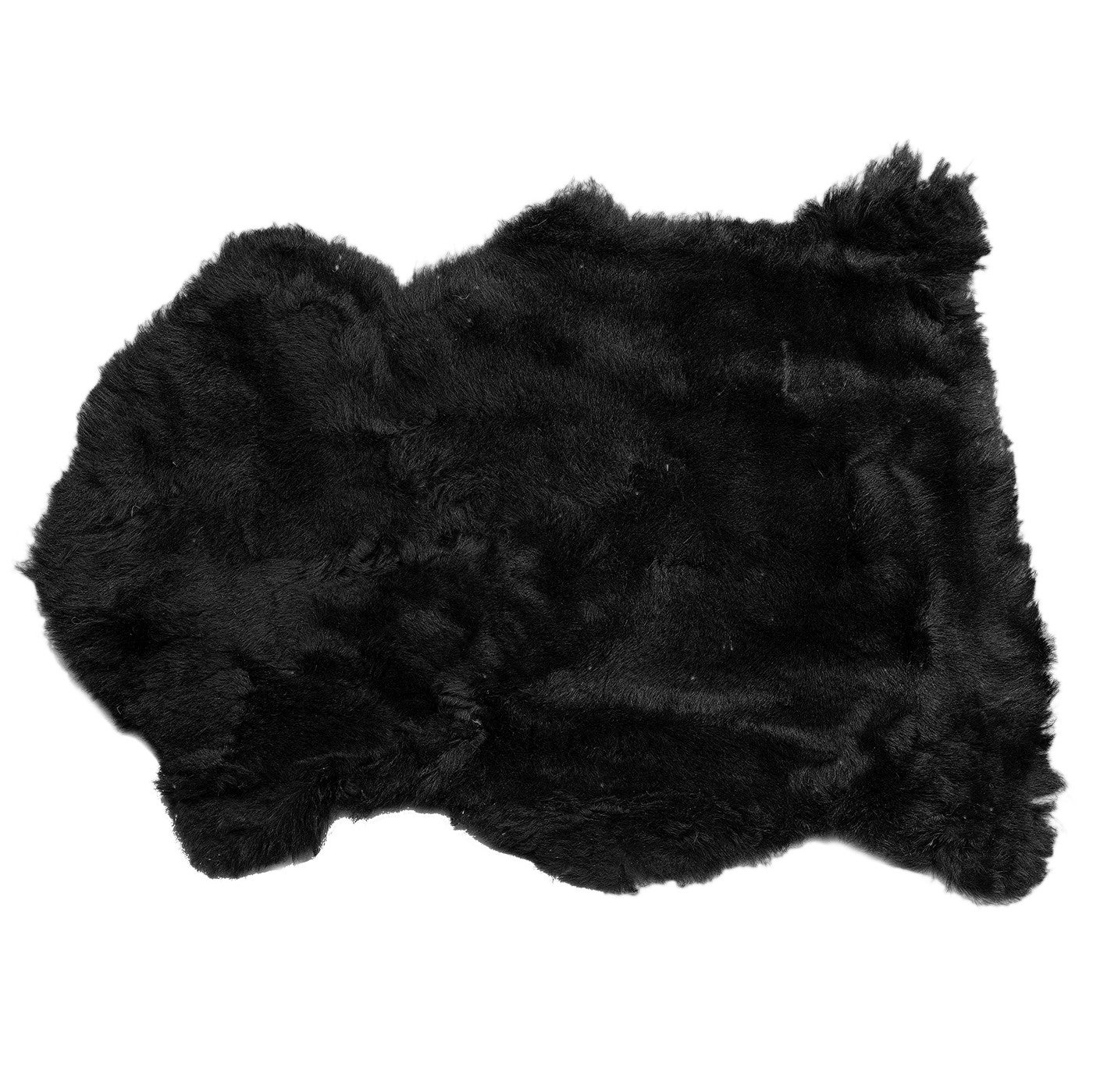 Peau de mouton Heidi 85x60cm noire Kare Design | Leroy Merlin