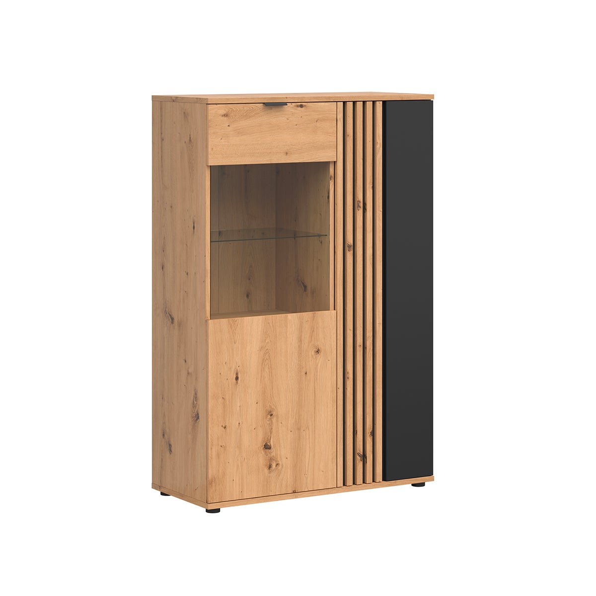 Vaisselier bas 2 portes Ezra Bois | Leroy Merlin