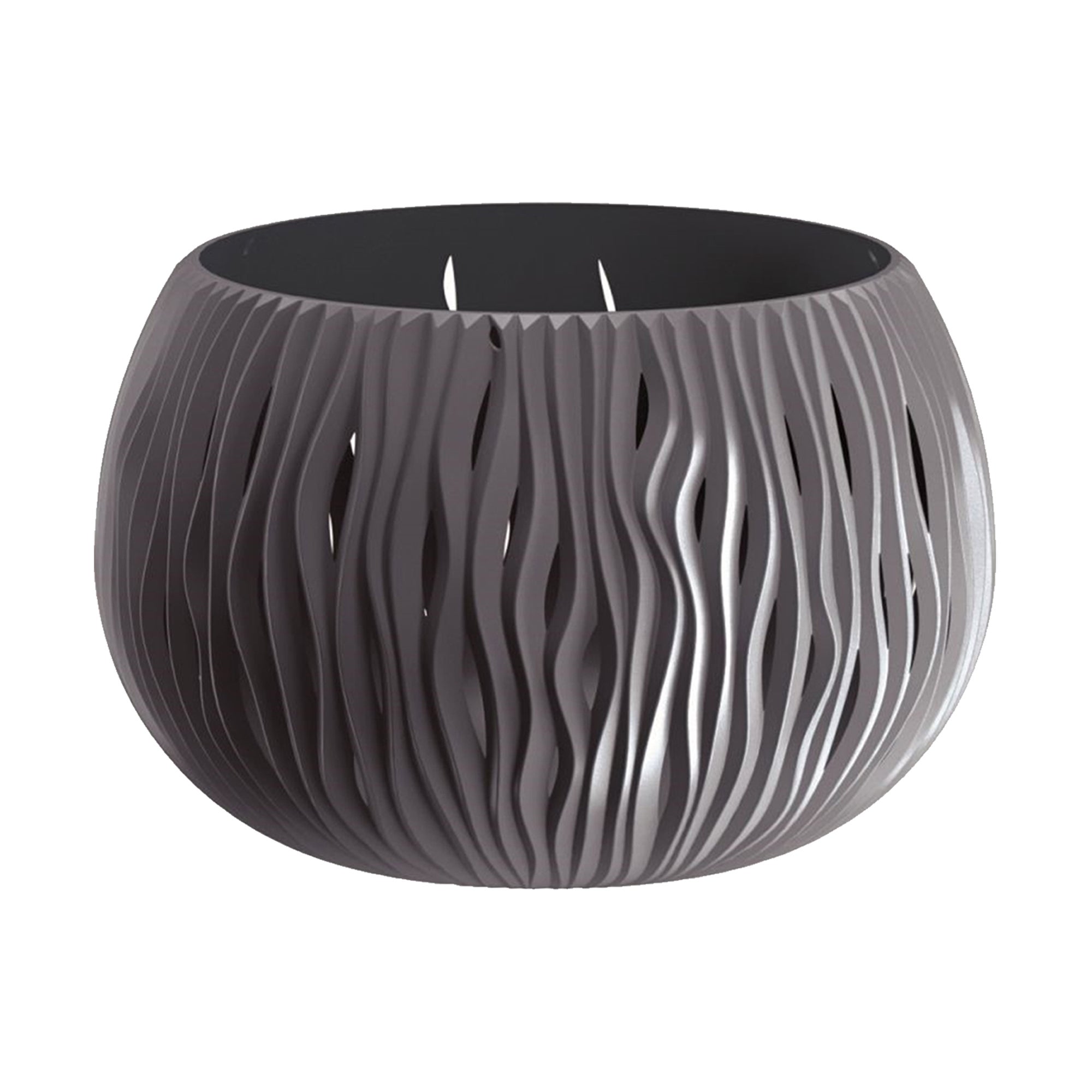 Prosperplast BOWL SANDY de plástico CON depósito en color Antracita, 16 ...