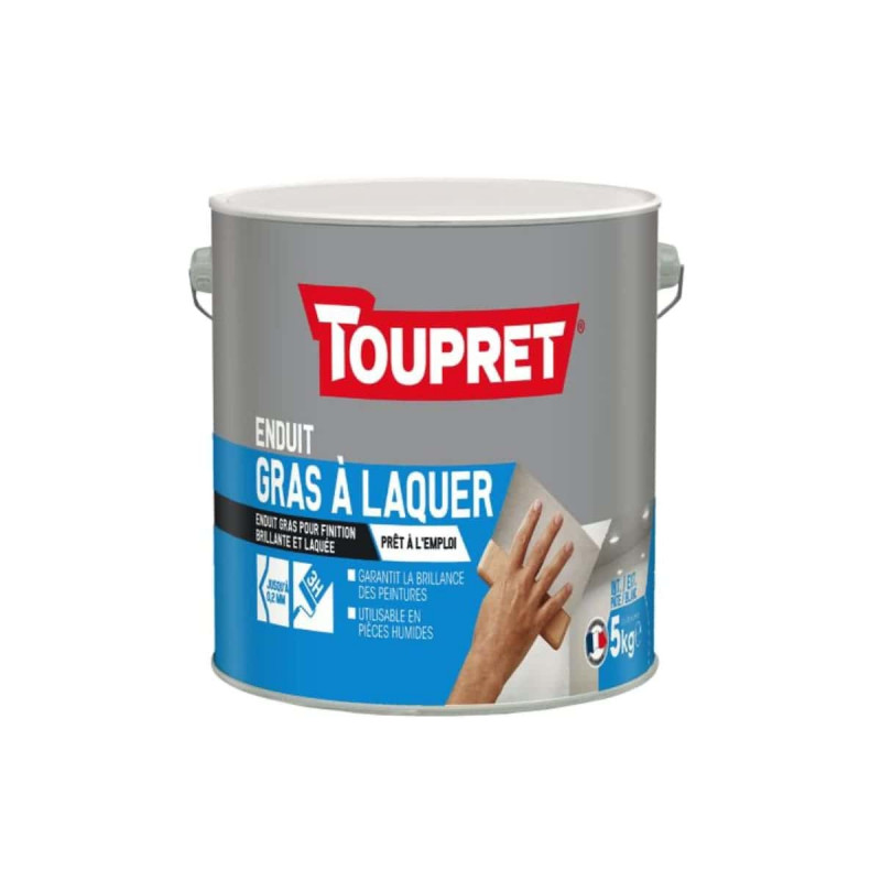 Gras à Laquer TOUPRET Pate 5Kg - BCLAQ05 | Leroy Merlin