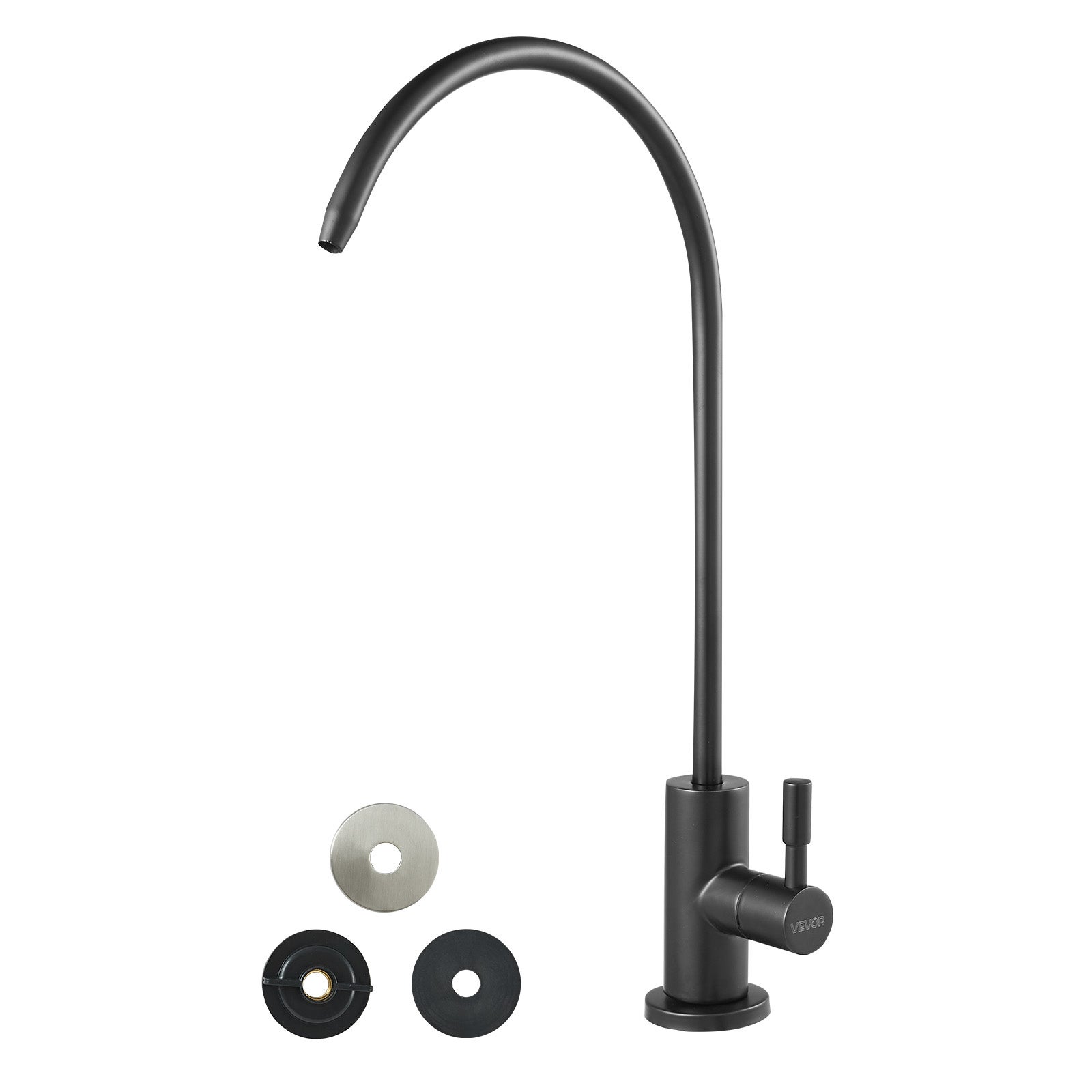 Robinet en acier inoxydable VEVOR, avec valve en laiton massif, robinet ...