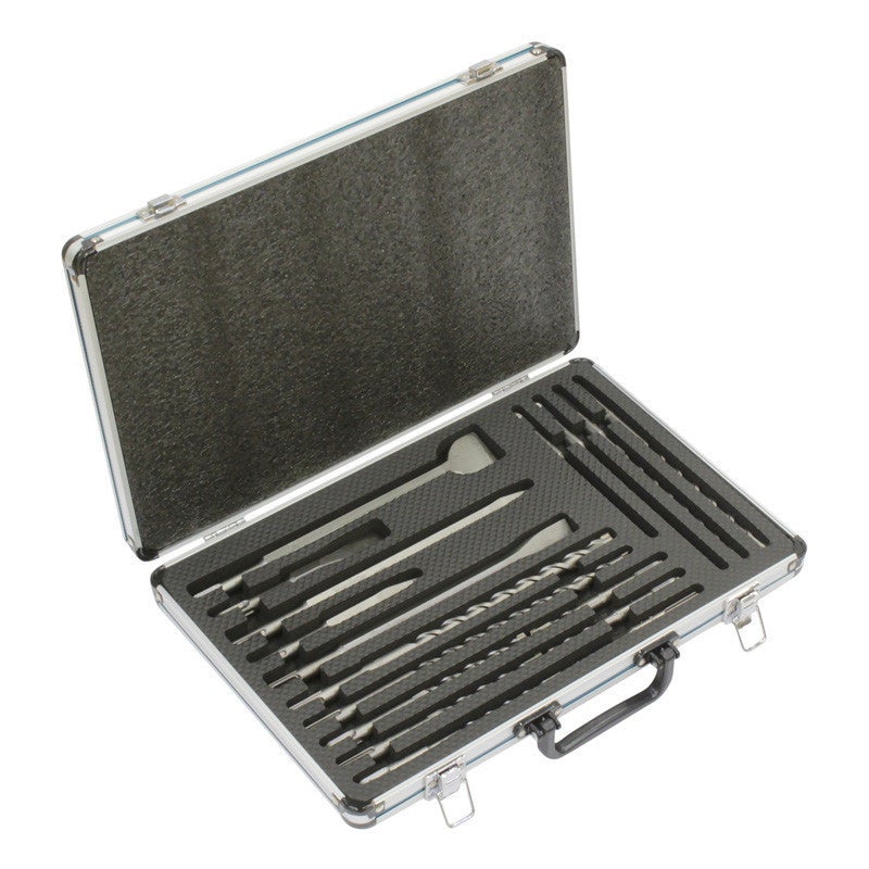 Coffret de 12 forets, 2 pointes, 3 burins MAKITA B-64680 à emmanchement ...