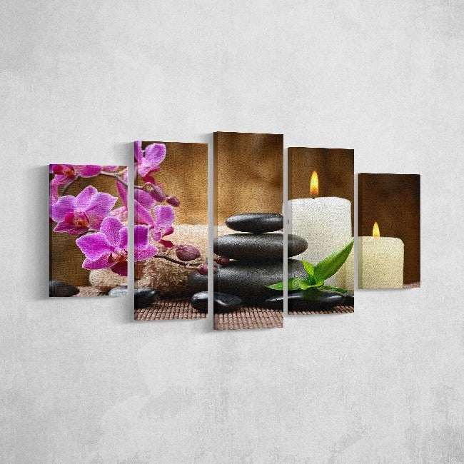 Tableau Stones Multicouleur - 100 X 3 X 60 Cm - Homemania | Leroy Merlin
