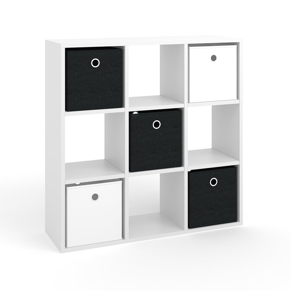 Vicco Meuble de rangement cube Hylda, Blanc, 82.8x82.8cm | Leroy Merlin