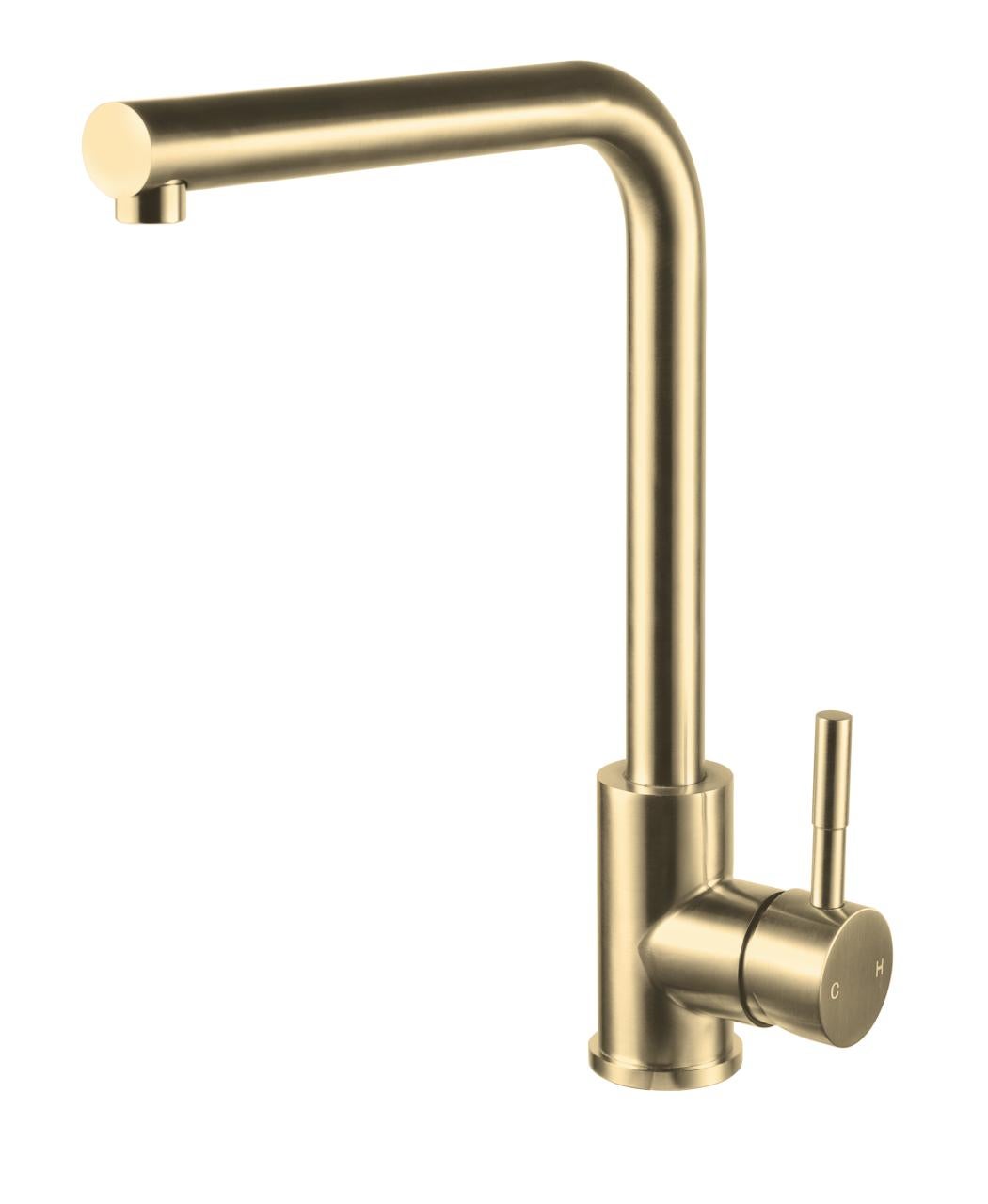 Robinet de cuisine Pure.Sink Elite Steel Spark-S en PVD or brossé avec ...