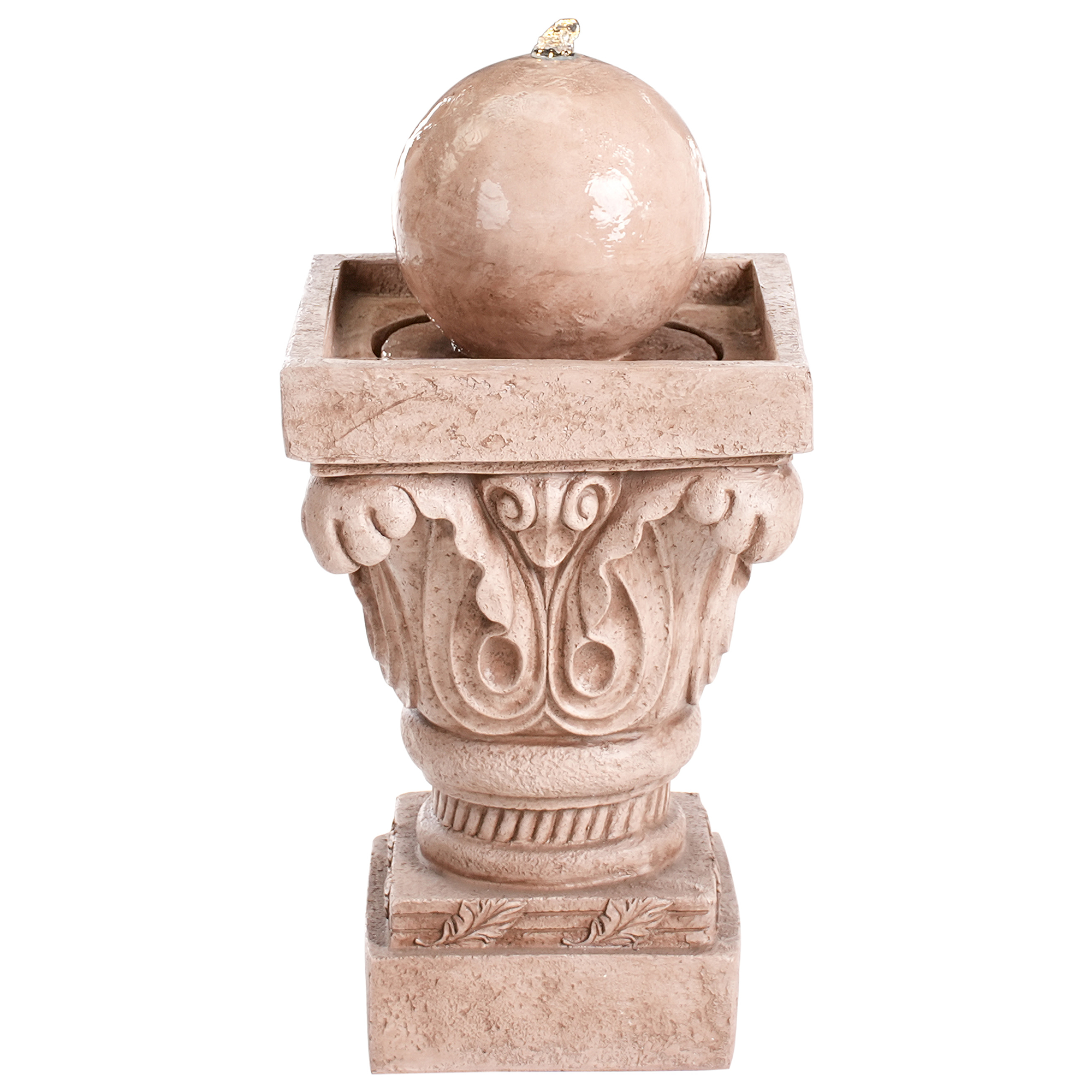 Fontaine de jardin avec LED beige VELINO | Leroy Merlin