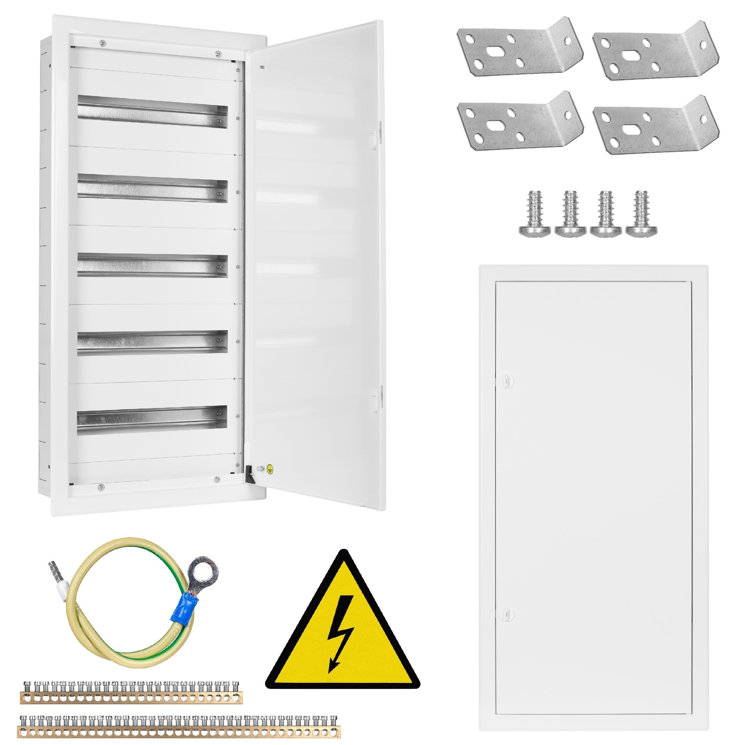 Coffret de chantier avec tableau de distribution de bâtiment avec et ...