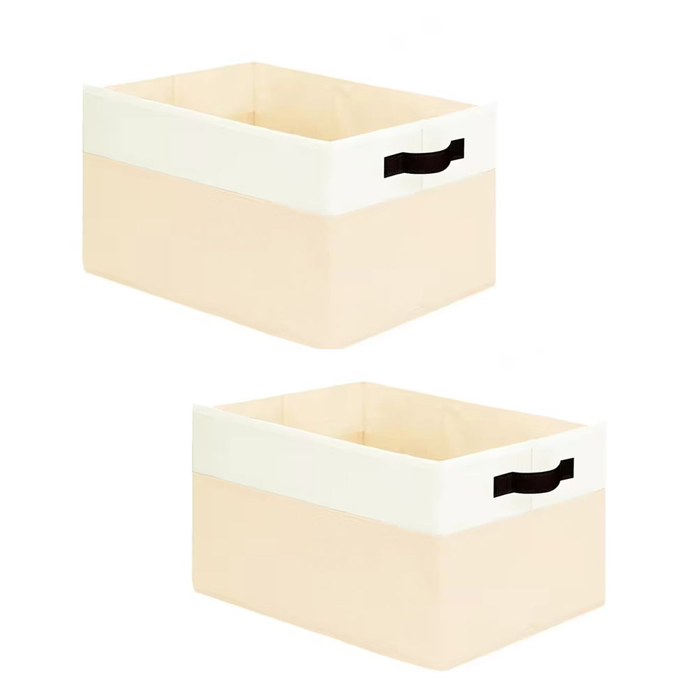 Paquete de 2 cestas de almacenamiento para armario, cajas grandes para ...