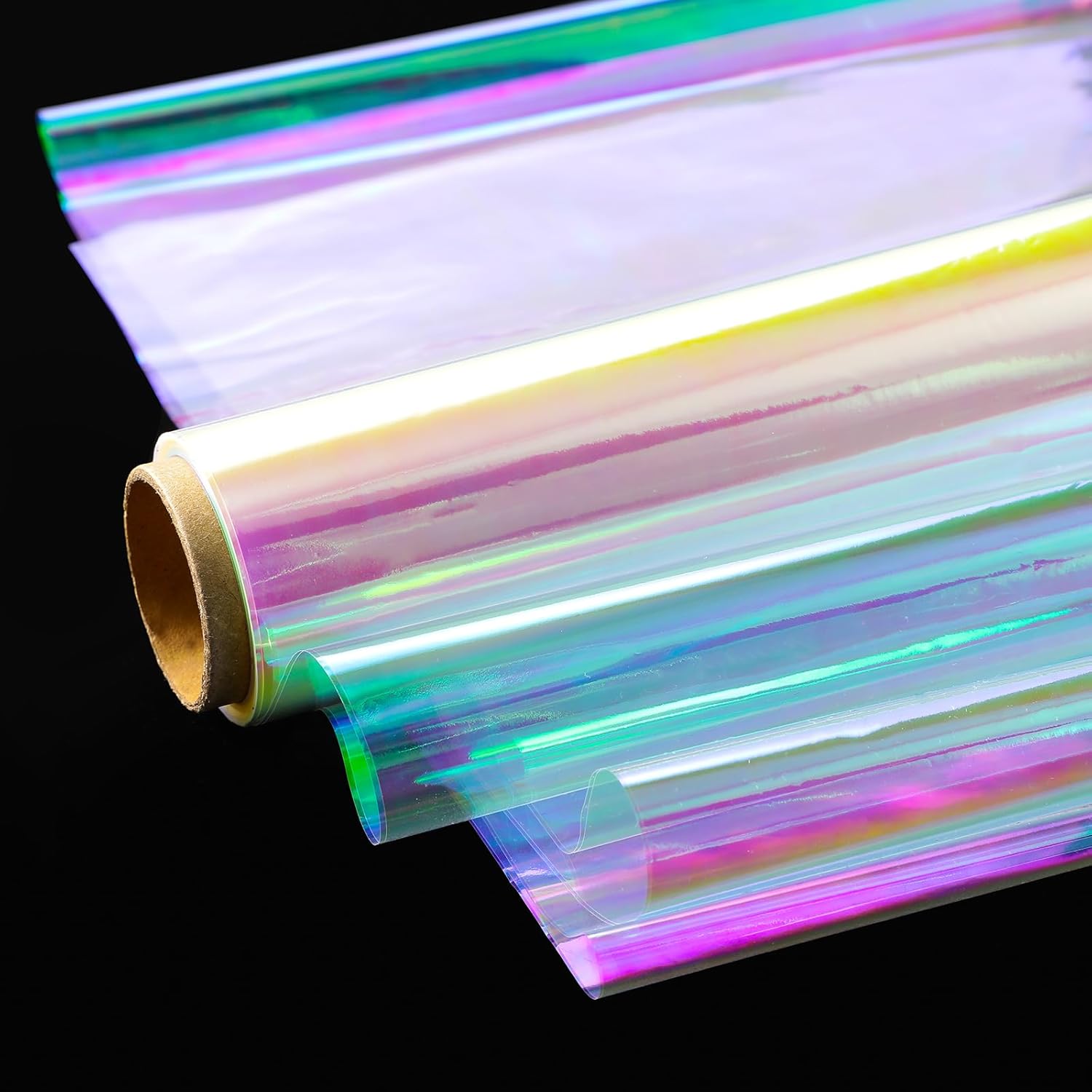 Rollo de papel de regalo transparente, envoltorio de plástico para ...
