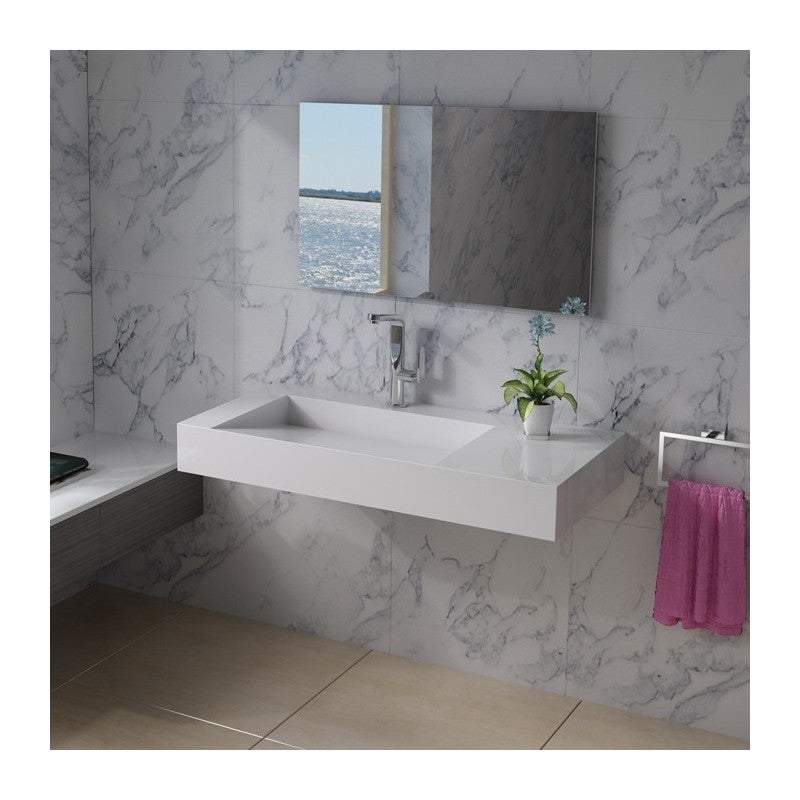 Plan vasque solid surface Réf : SDPW12_A | Leroy Merlin