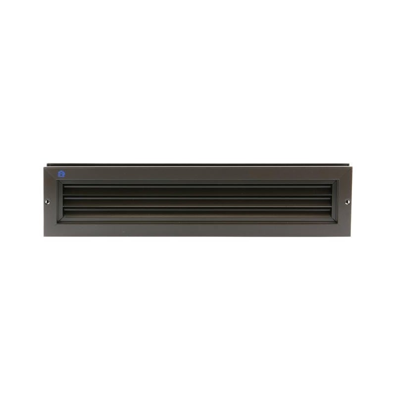 Renson 461 - Grille de porte en aluminium - Renson - RAL 8019 - Brun ...