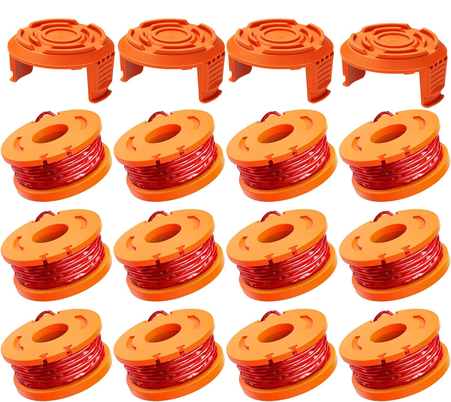 16pcs/set Trimmer Spool Line per Worx WG154 WG163 WG180 WG175 WG155 ...