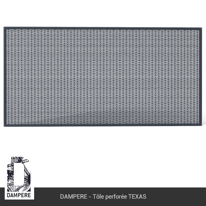 Tôle décorative TEXAS 2000x1000 Gris Anthracite RAL 7016 Fine Texture ...