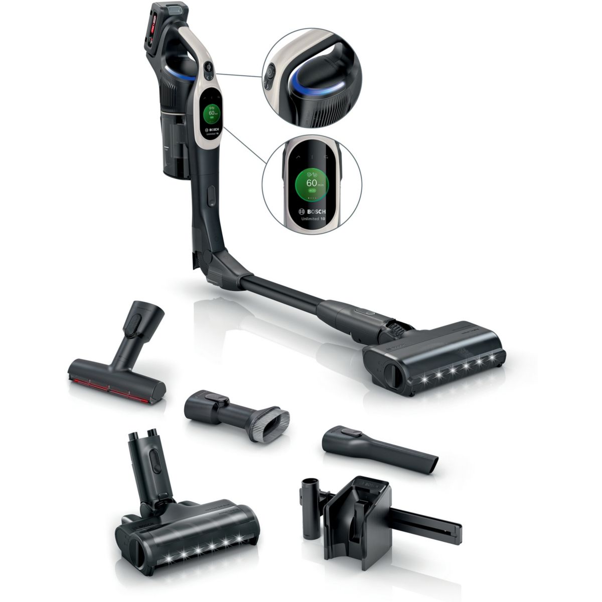 Aspirateur balai BOSCH Unlimited 10 BSS1041GHF | Leroy Merlin