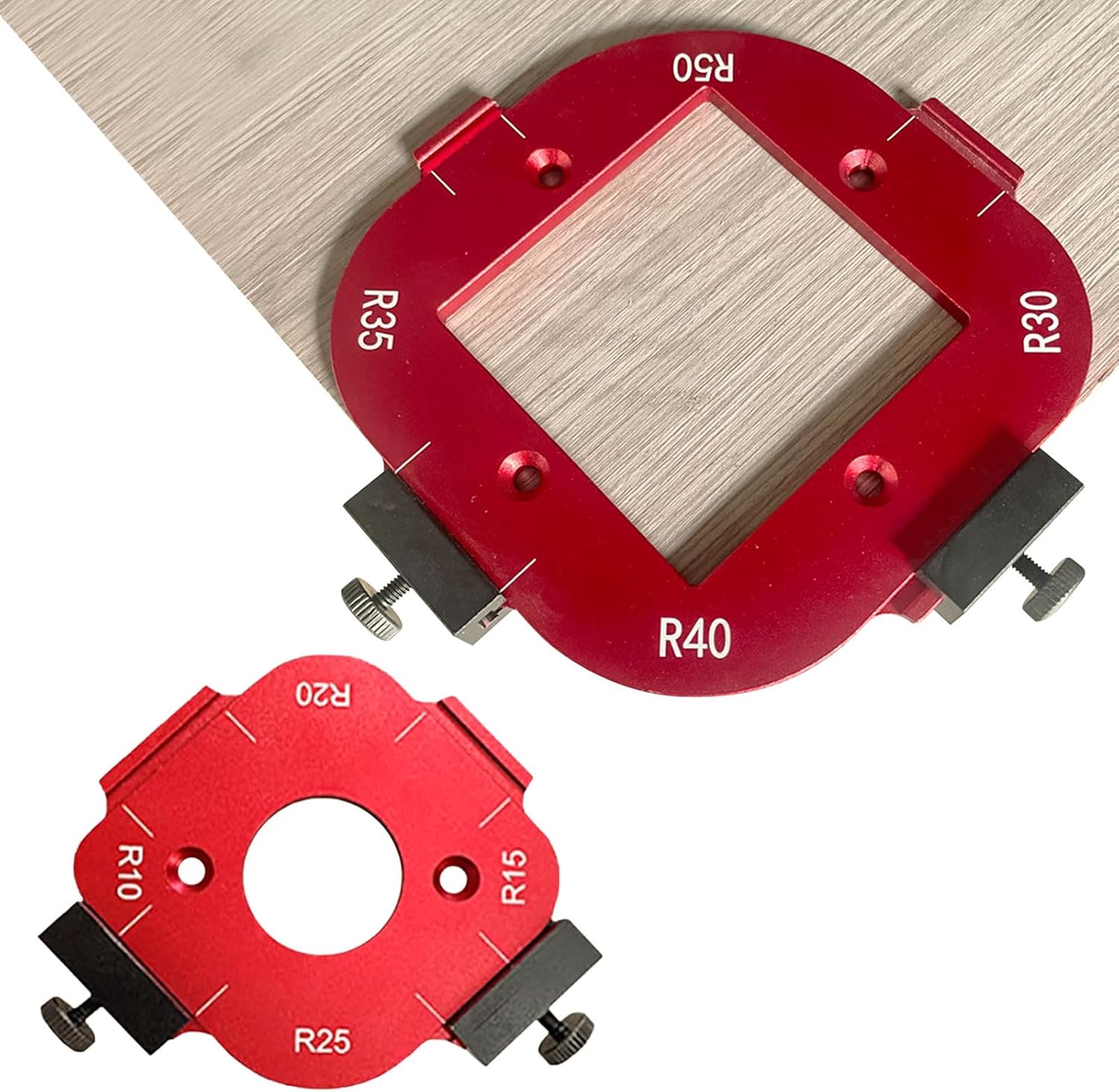Gabarit d'angle rond en alliage d'aluminium pour le travail du bois ...
