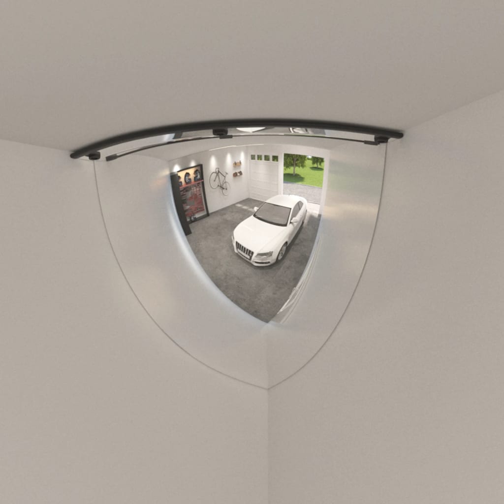 VidaXL Espejos de tráfico 2 uds cuarto combado acrílico Ø80 cm | Leroy ...