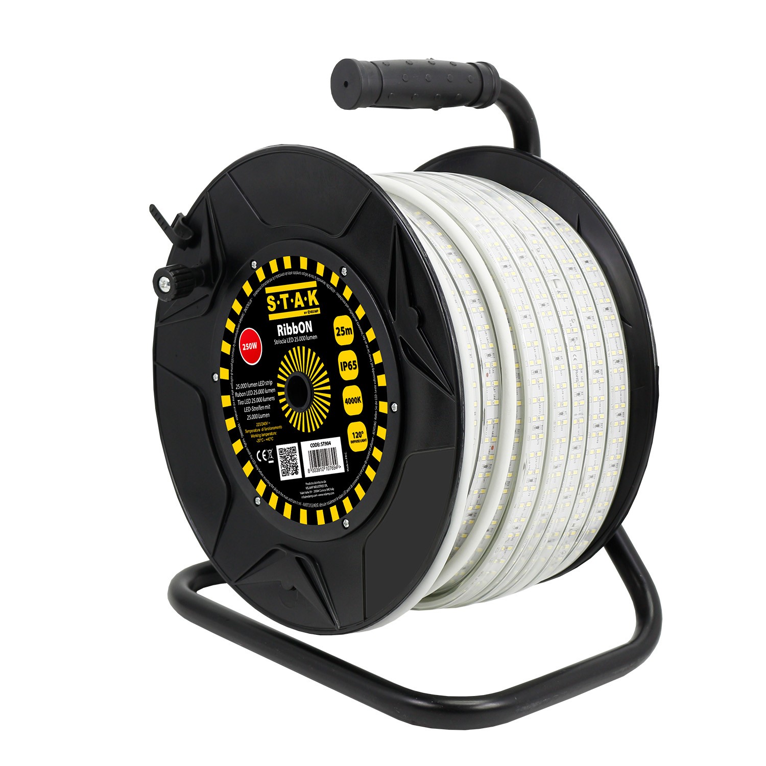 RibbON: Ruban LED IP65 25 000 lumens. Avec enrouleur. 25 mètres | Leroy ...