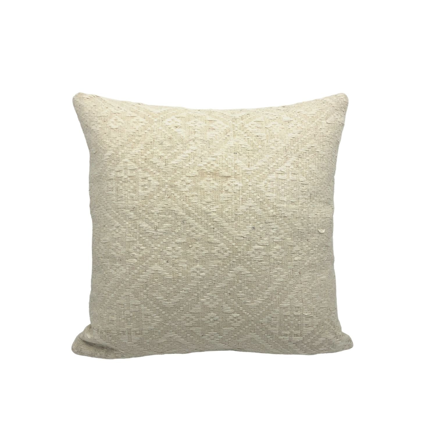 Coussin blanc cassé 40x40 en coton | Leroy Merlin