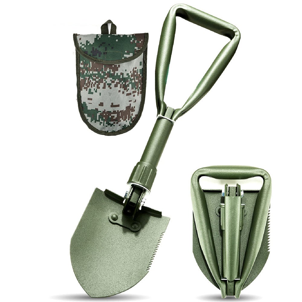 Pala para exteriores, pala plegable, pala de camping multifuncional ...