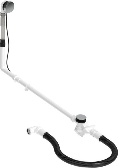 Ensemble de vidange et de trop-plein Duravit Quadroval 792210, chrome ...