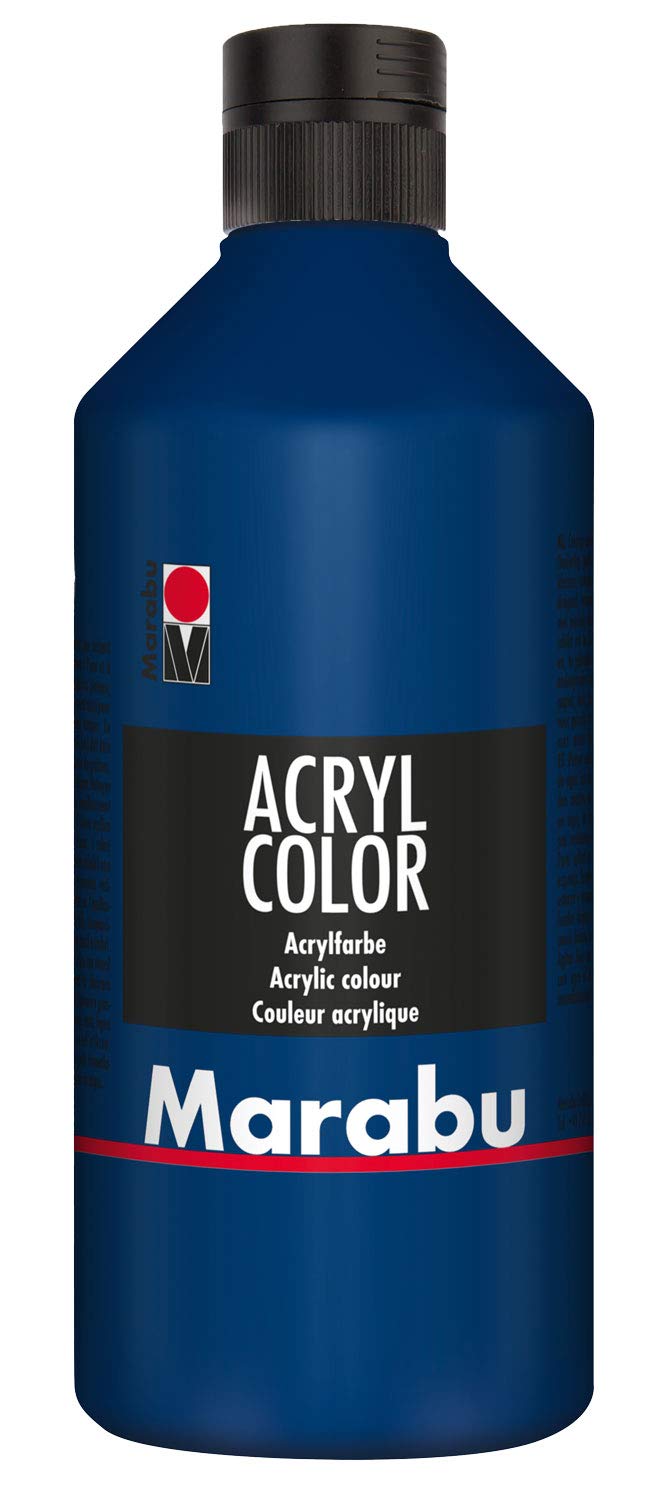 Marabu Acryl Color 500ml 053 Dunkelblau | Leroy Merlin