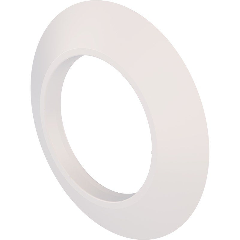 Rosace de finition extérieure D100mm blanche EPDM | Bricoman