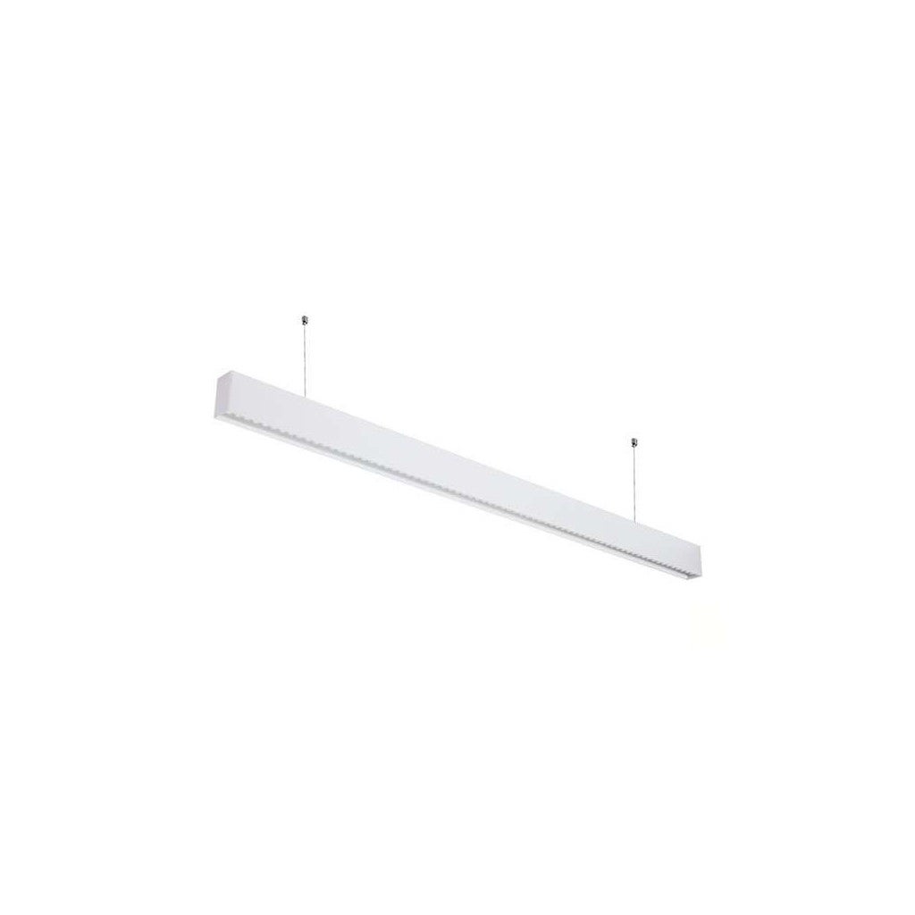 Réglette LED Fine Blanche Suspendue 40W Linkable 1200mm Blanc Naturel ...