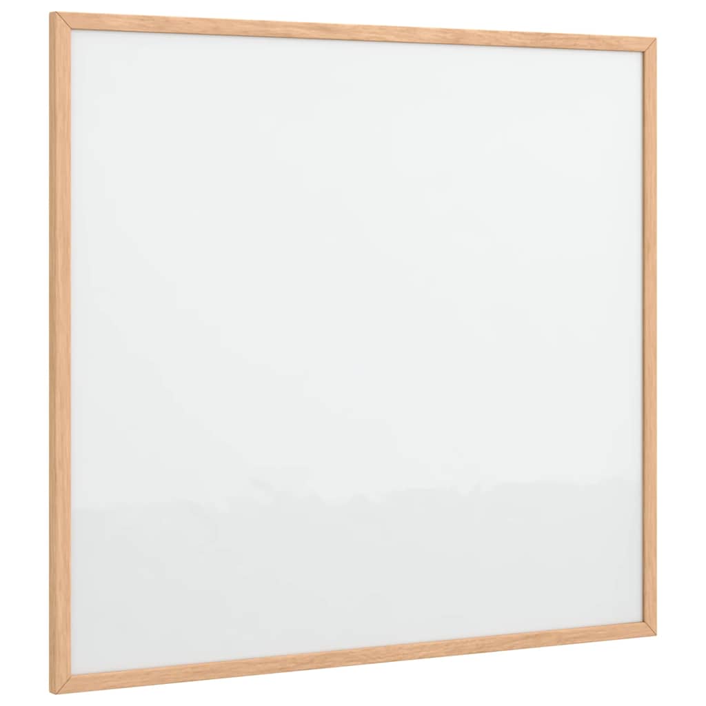 Tableau blanc magnétique avec cadre en bois de pin 60x55 cm | Leroy Merlin