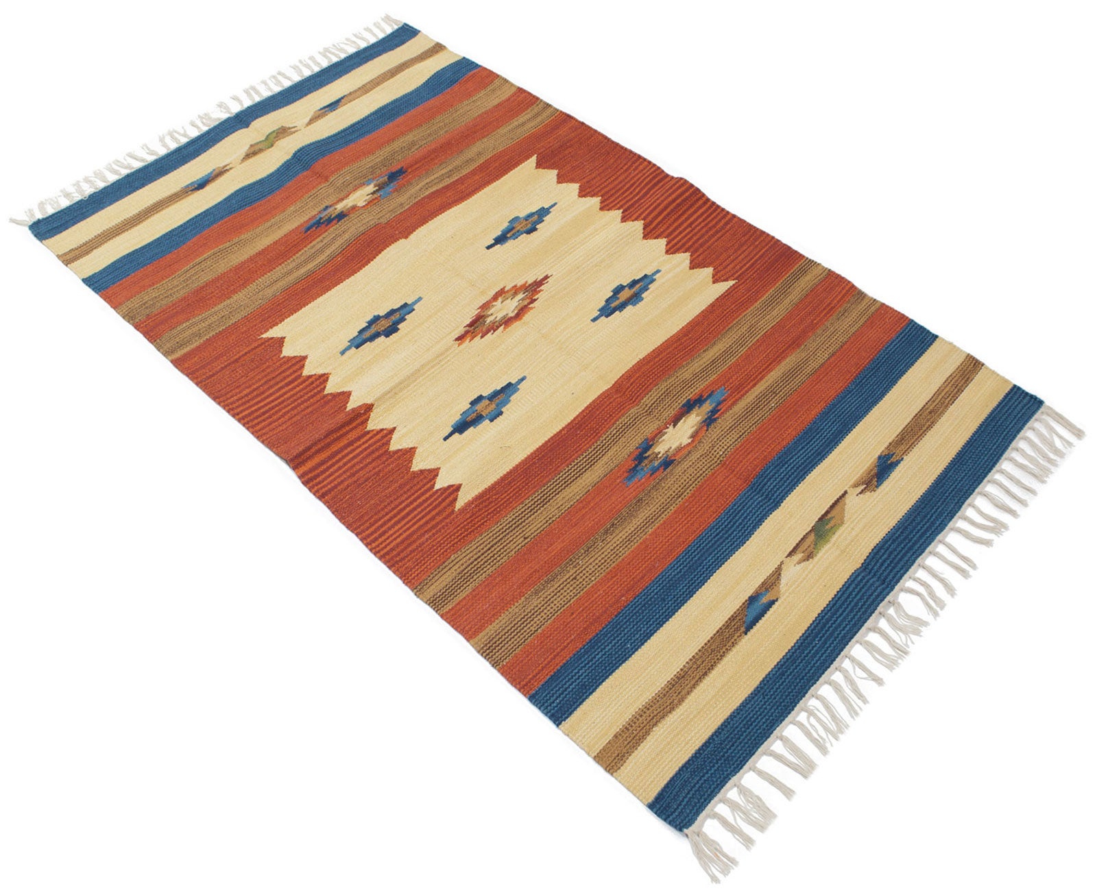 Hand Mad Milan Kilim Cotton 60x40 cm | Leroy Merlin