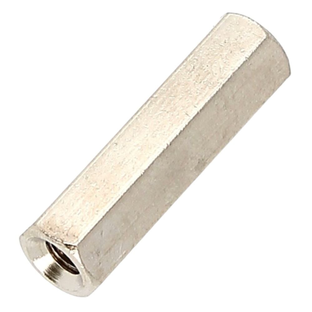 Entretoise Hexagonale M2X8 Femelle/Femelle Laiton Nickelé | Leroy Merlin